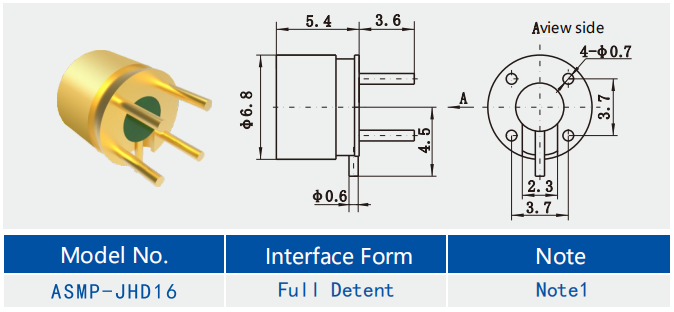 Brass ASMP Male Straight Full Detent RF Connector Plug With Microstrip