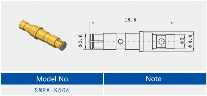 Premium Optimize Signal Strength SMPA Female RF Cable Connector For ...